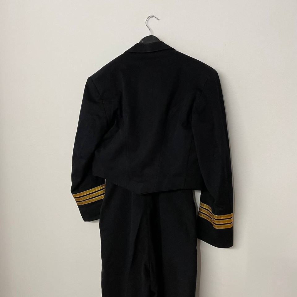 Vintage Royal Navy Officers Mess Suit Commander Rank Uniform Gieves ...