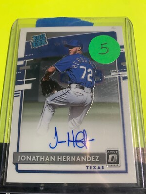 2020 DONRUSS OPTIC JONATHAN HERNANDEZ RATED ROOKIE AUTOGRAPH | eBay