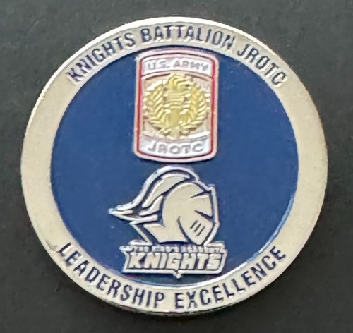 Knights Battalion JROTC Leadership Excellence Military Challenge Coin ...