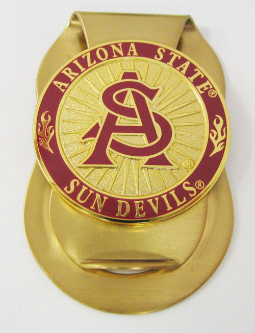 Arizona State Money Clip, brass coin, nickel finish, ASU Sun Devils | eBay