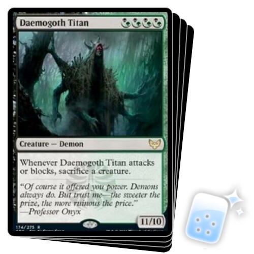 DAEMOGOTH TITAN X4 Strixhaven: School Of Mages STX Magic MTG MINT CARD ...