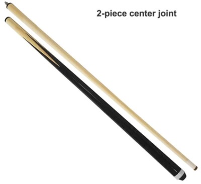 POOL CUES New Two-Piece Billiard House Pool Cue Stick Double Part Pool ...