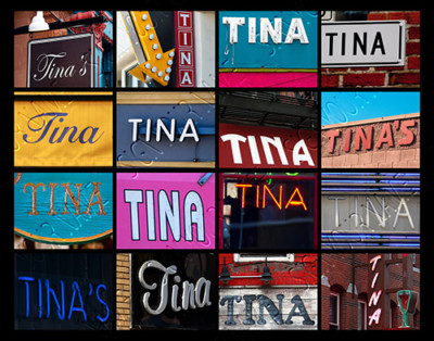 TINA Name Poster featuring photos of actual signs | eBay