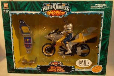 Power Rangers Wild Force Lunar Caller Morpher R/C Lunar Wolf Savage ...