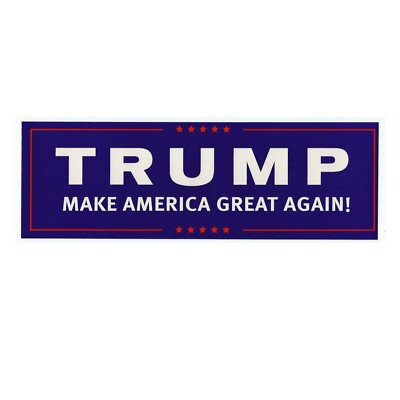 Donald Trump Make America Great Again MAGA President USA Decal Bumper ...