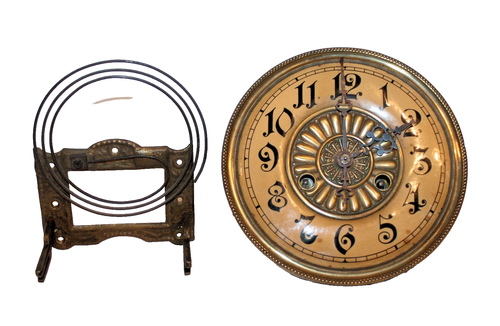 Vintage German Clock Free Swinger Movement/Bezel/Face/Hands/Gong ...