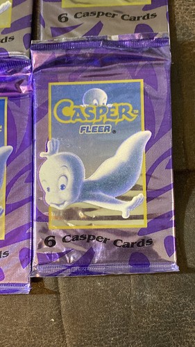 CASPER - Lot of 4 New Sealed Packs trading cards The Friendly Ghost | eBay
