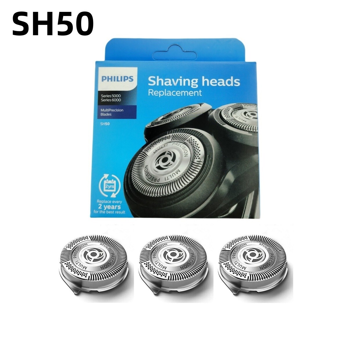 Philips Norelco Shaving Heads Sh50 Replacement Shaver Series 5000 | eBay