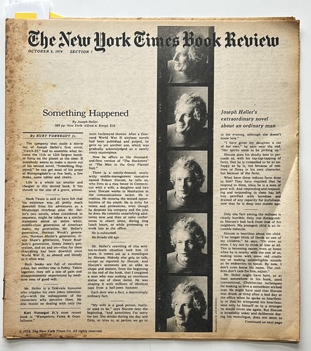 1974 The New York Times Book Review - Kurt Vonnegut Oct 6 - Section 7 ...