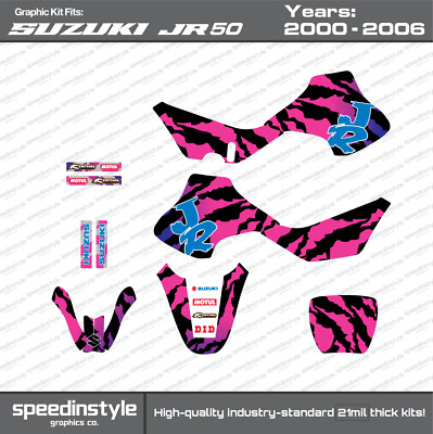 Graphics Decal Kit For Suzuki JR50 (2000-2006) JR 50 Stickers Throwback ...