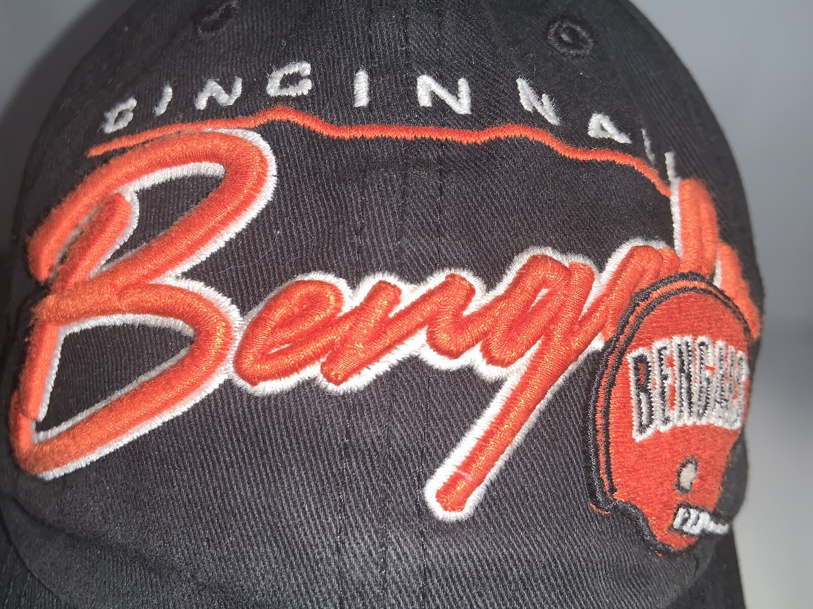 VINTAGE CINCINNATI HAT CAP ADJUSTABLE SNAPBACK NFL 47 BRAND BLACK | eBay
