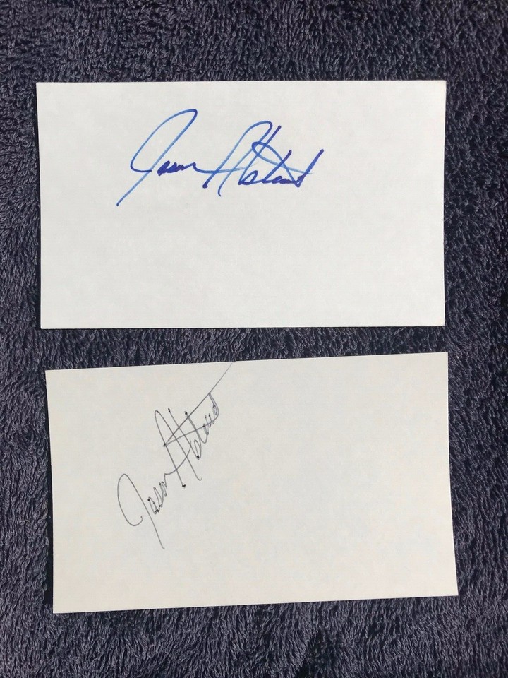 INDEX CARD 3X5 3 X 5 CUT AUTO AUTOGRAPH AUTOGRAPHED SIGNED U YOU PICK ...