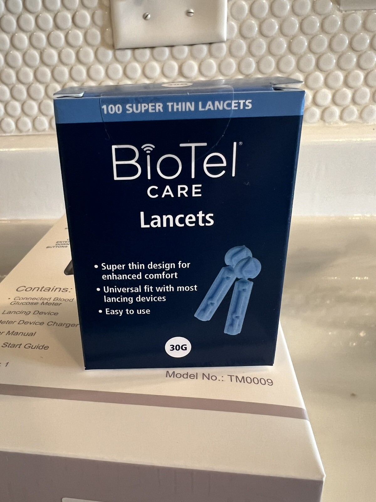 NEW SEALED BioTel Care Connected Blood Glucose Monitoring System w/ 100 ...