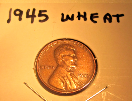 1945 Wheat Penny Awesome Excellent Condition Error Coin DDO,DDR, L on ...