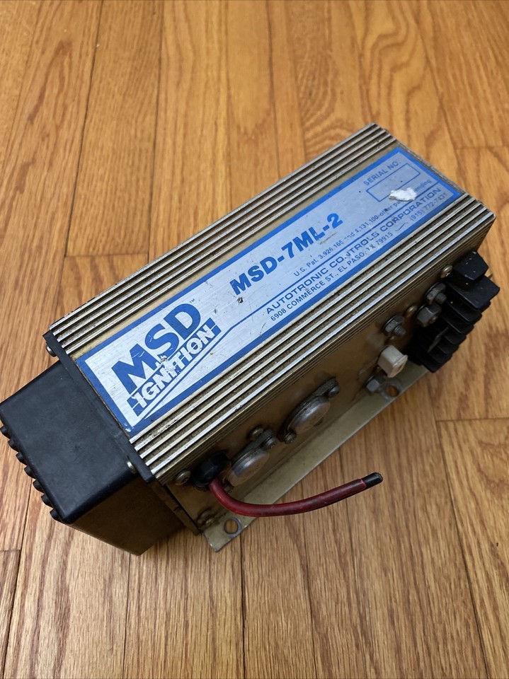MSD 7220 7ML-2 CD Ignition Box W/RPM Limiter. Analog, 480V Output, 12V ...