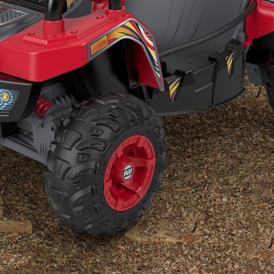 Power Wheels Baja Trailster Battery-Powered Ride-On Toy, Pretend Dune ...