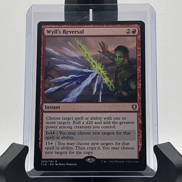 MTG Wyll's Reversal Commander Legends: Battle for Baldur's Gate 586 ...