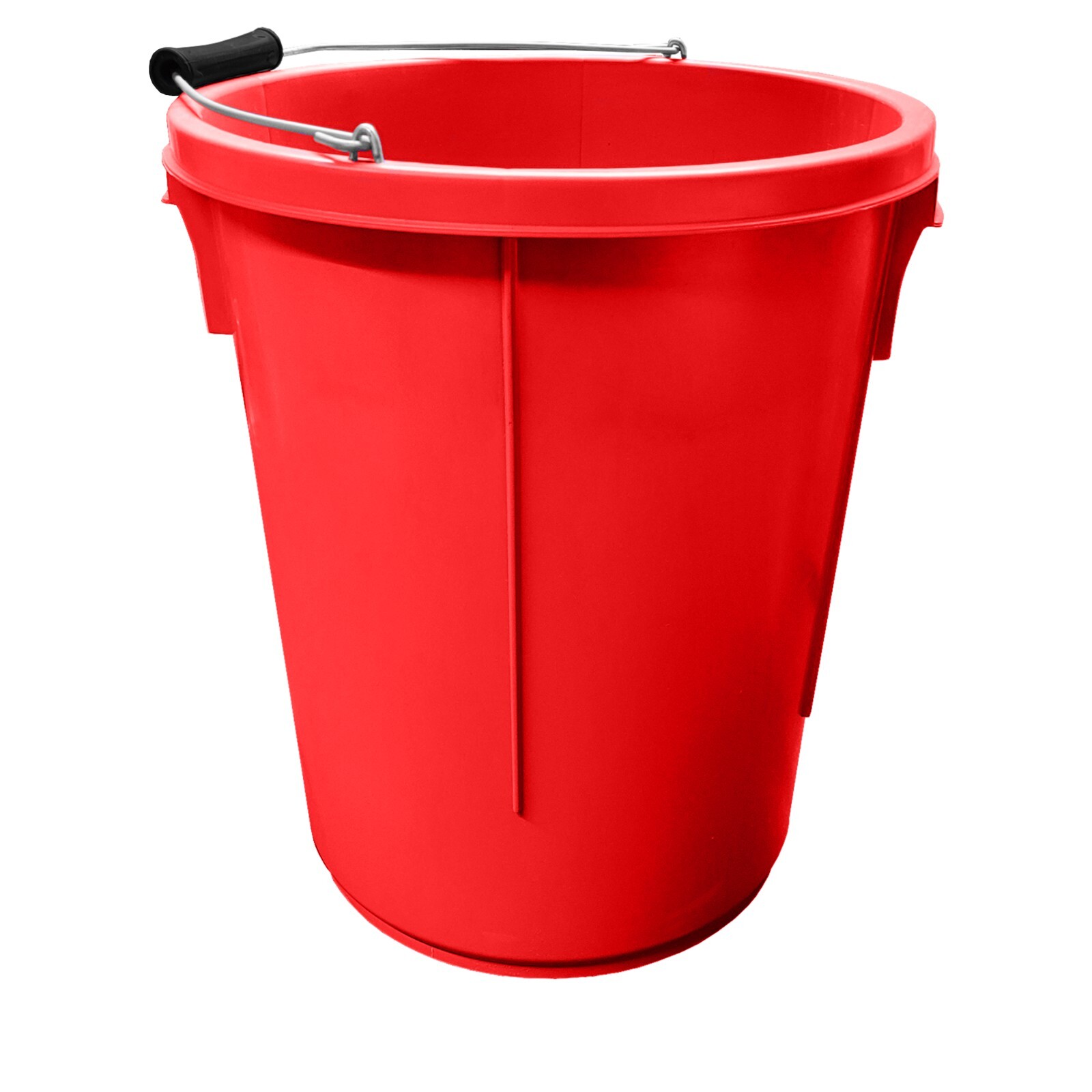 25 LITRES / 25L RED PLASTERERS / PLASTER BUCKET 5 GALLON WITH ...