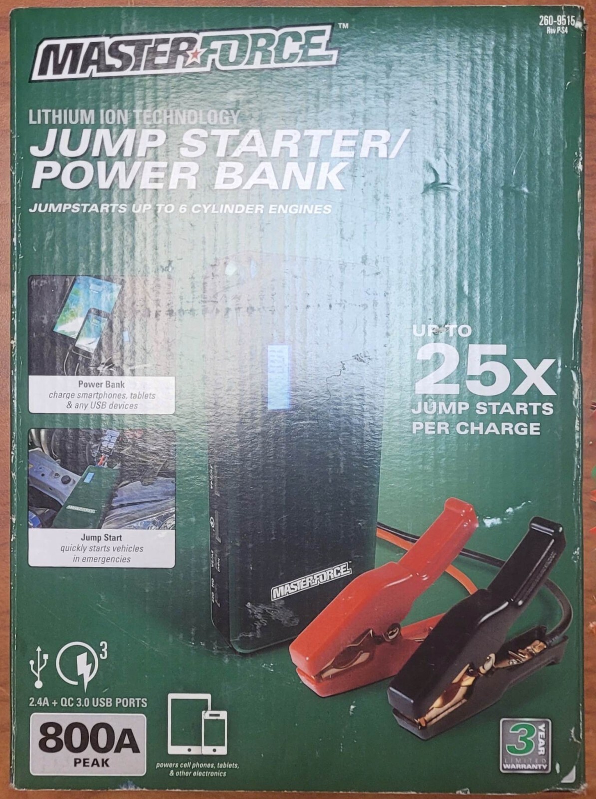 Masterforce+800a+Peak+Jump+Starter%2F+Power+Bank for sale online | eBay