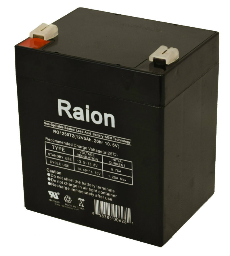 Raion Power 12V 5Ah T2 F2 Battery For RIMA UN5-12 - 2 Pack | eBay