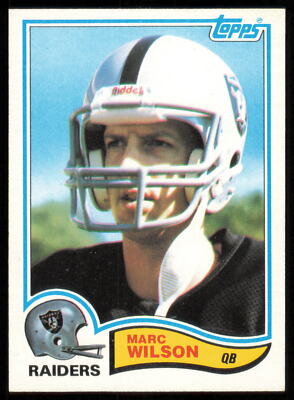 1982 Topps Football #201 Marc Wilson RC Oakland Raiders | eBay