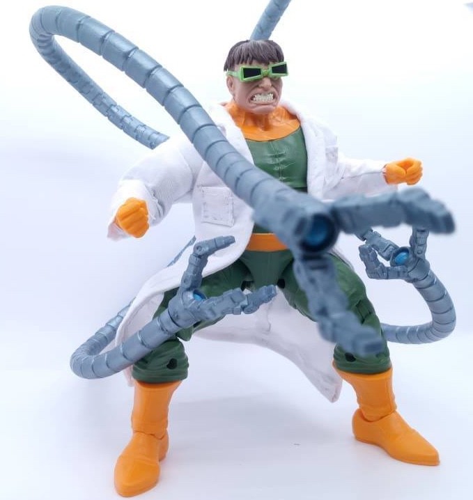SU-LC-OCK: 1/12 White Wired Lab Coat for Marvel Legends Doc Ock (No ...