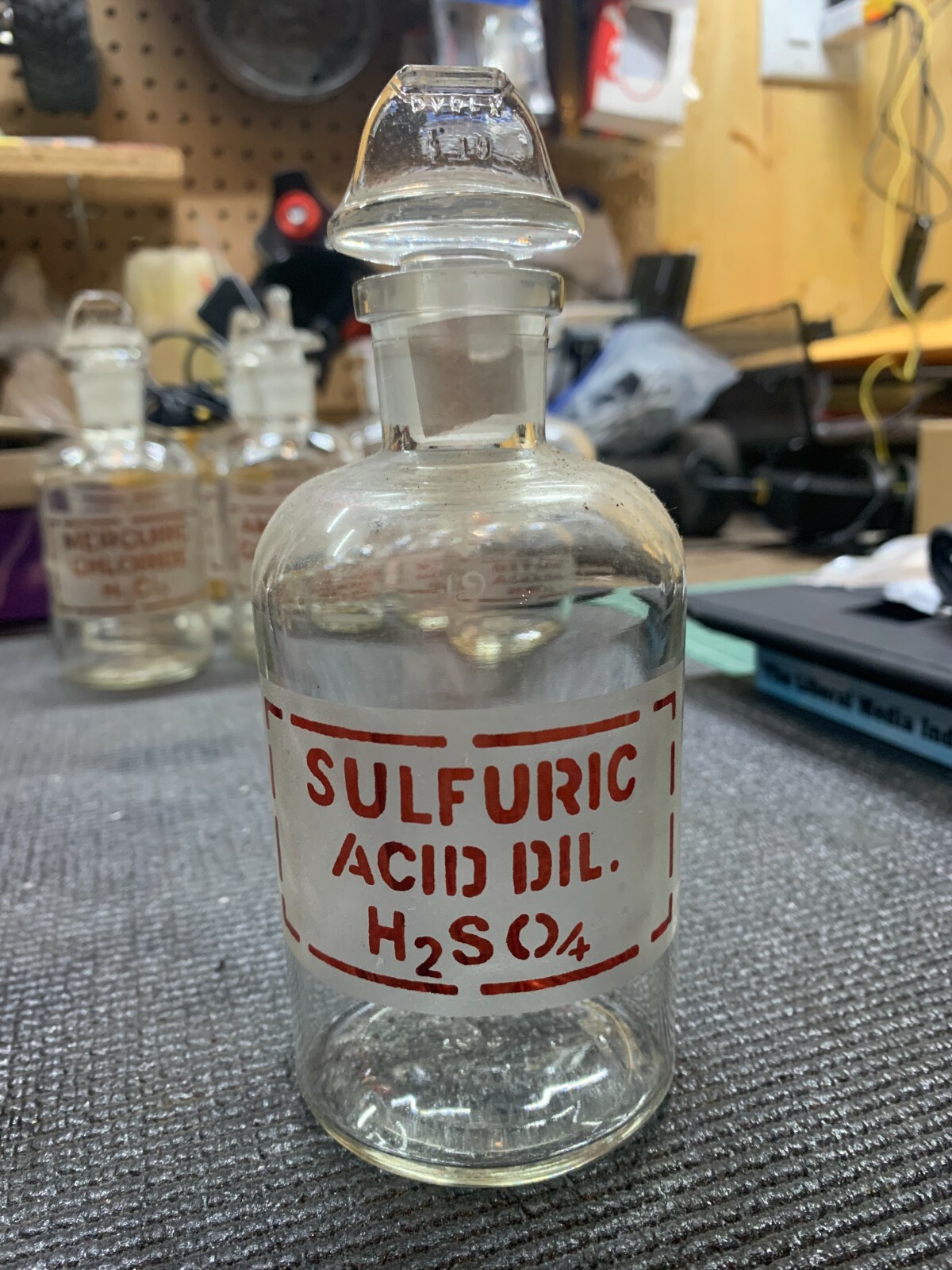 Sulfuric Acid Bottle
