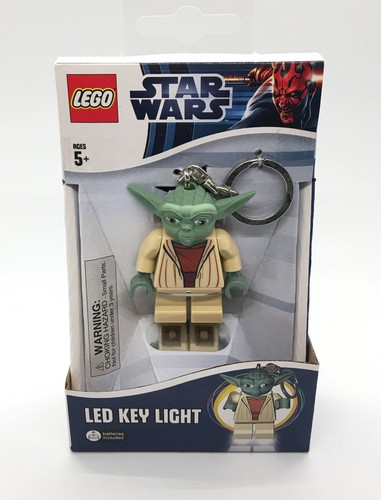 Lego Star Wars Yoda LED Keychain Light - 2.25 Inch Tall Figure New ...