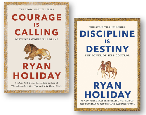 Ryan Holiday- Courage Is Calling, Discipline Is Destiny 2 Books Set NEW ...