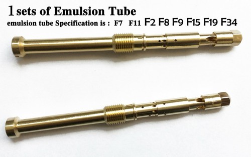 Emulsion Tubes Main Jets Air Corrector Jets Weber IDA IDF Promotional ...