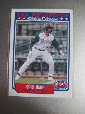2022 CLASS A MIDWEST LEAGUE TOP PROSPECTS JOSHUA MEARS- FORT WAYNE ...
