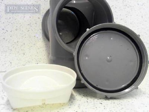 110mm 4" Soil Pipe Access Branch Tee with Rodding Eye for Cleaning T/S ...