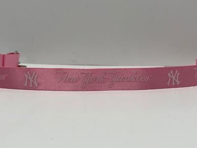 PINK NEW YORK YANKEES LANYARD 2 SIDED KEYCHAIN KEY RING CLIP MLB NEW | eBay