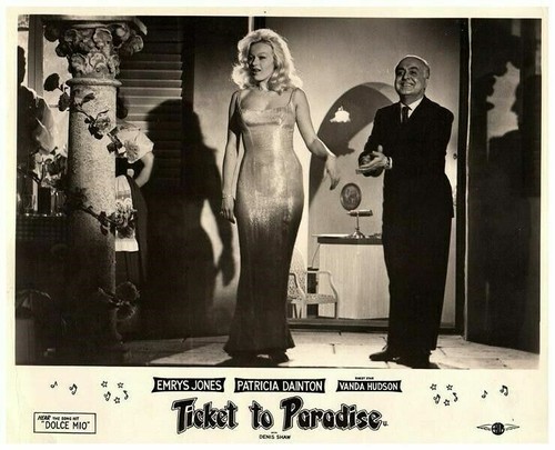 Ticket to Paradise Original Lobby Card Vanda Hudson Sexy Curvy Busty ...