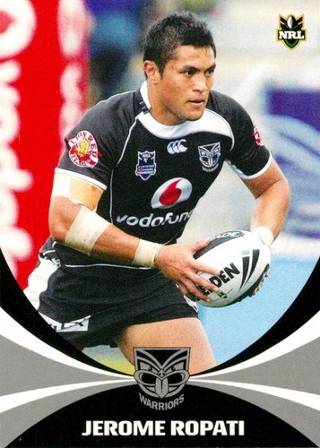 2011 NEW ZEALAND WARRIORS NRL Card JEROME ROPATI Daily Telegraph | eBay