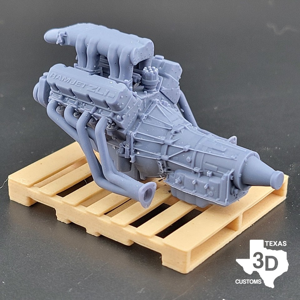 ZL1 Ram Jet model engine resin 3D printed 1:24-1:8 scale | eBay