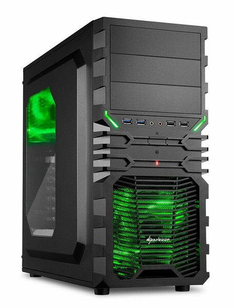 Sharkoon VG4-W ATX Tower - Green online kaufen | eBay