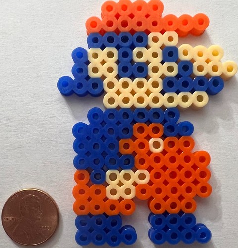 Mario Donkey Kong Bead Sprite Perler Art Nintendo Retro Jumpman Classic ...