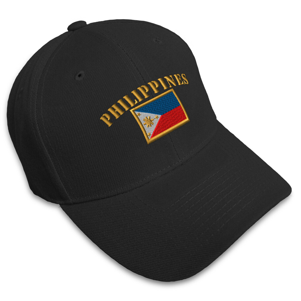 Baseball Cap Philippines Flag Embroidery Acrylic Dad Hats for Men ...