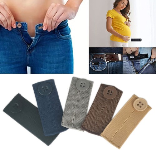 5/1Pcs Elastic Waist Extenders Adjustable Waistband Button Expanders ...