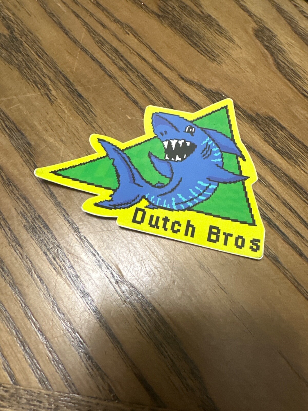 Dutch Bros Sticker Dutch Dad Father's Day 2022 Shark Blue Yellow Green ...