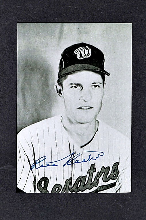 1965/67 PETE RICHERT AUTOGRAPHED SENATORS 4X6 POSTCARD PHOTO | eBay