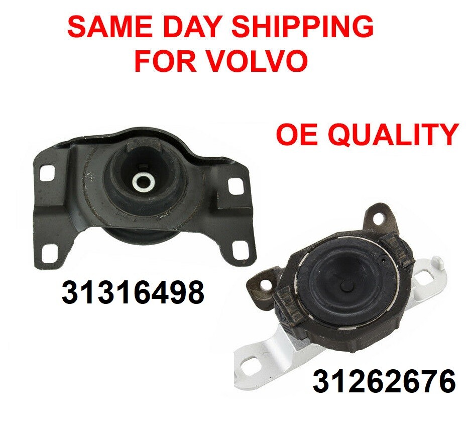 Left, Right, Lower Engine Motor Mounts For Volvo C30, C70 , S40 , V50 ...