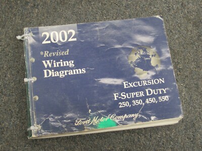 2002 Ford Excursion F Super Duty F250 F350 Truck Wiring Diagrams ...