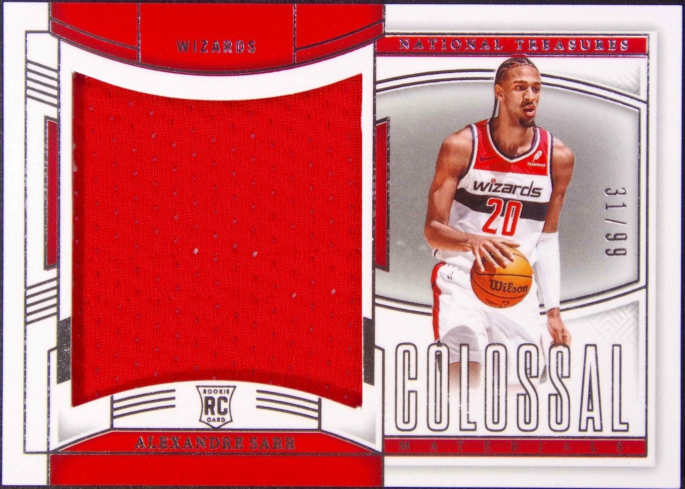 2024-25 Panini National Treasures - Colossal Rookie Materials Alexandre ...