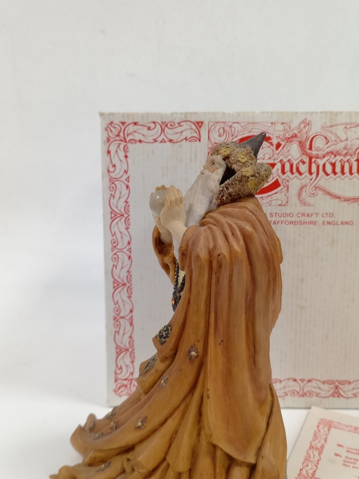 ENCHANTICA Oralon Summer Wizard Mystic Figurine With COA & Box 1988 ...