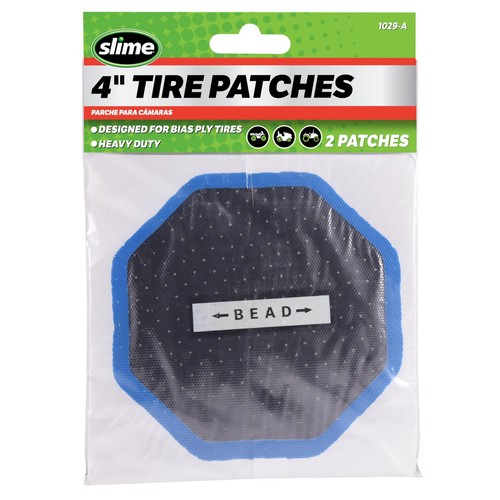 Heavy Duty Bias Ply Tire Patch for ATV Lawn Mower Trailer Wheelbarrow ...