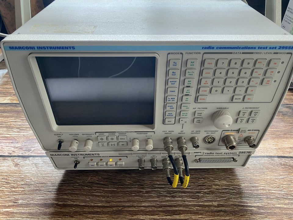 Marconi Instruments 2955B Radio Communications Test Set W/2957B Radio ...
