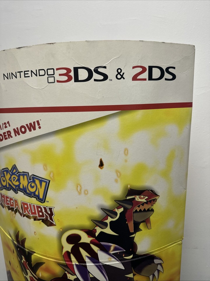 Nintendo 3ds Pokémon Omega Ruby & Alpha Sapphire Store 5ft Standee ...