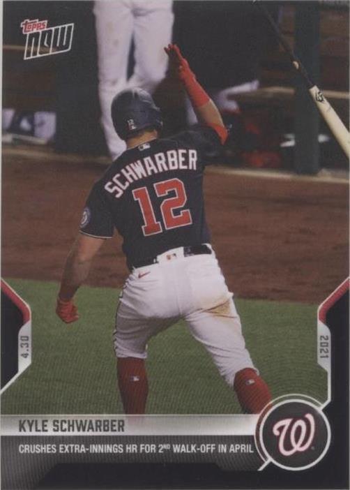 2021 Topps Now - Kyle Schwarber #155 /364 for sale online | eBay